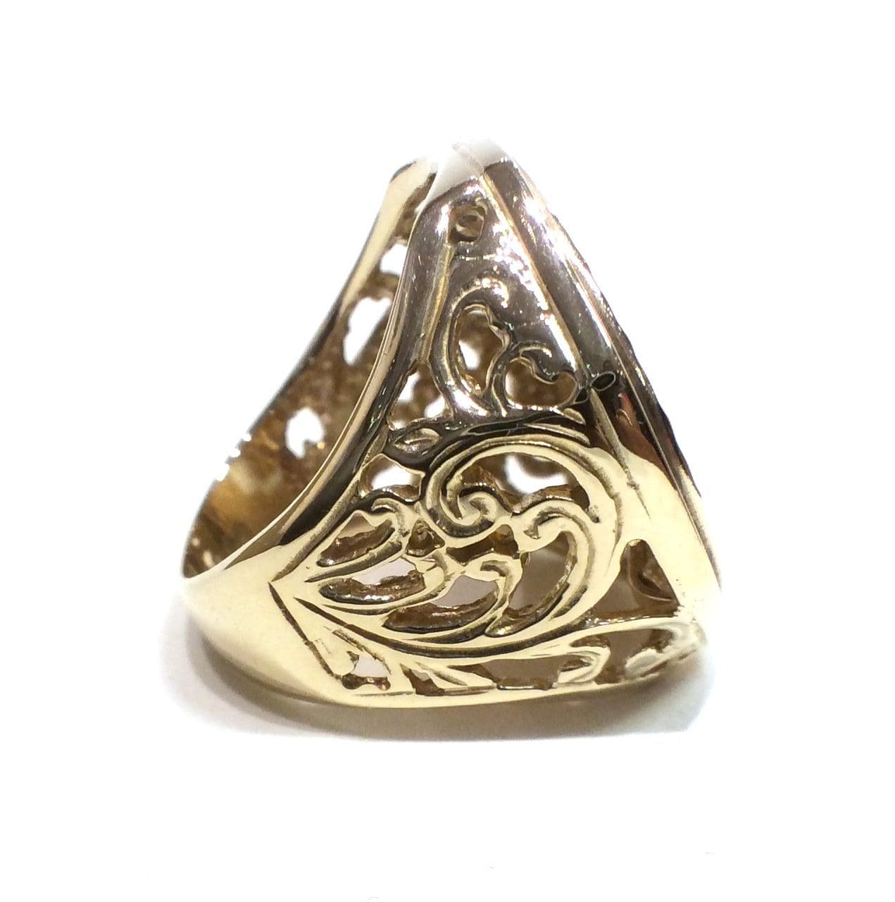 22 carat gold sovereign ring store