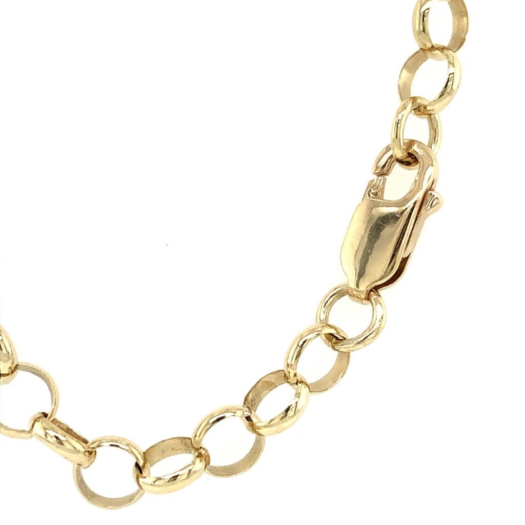 9ct Gold Belcher Link Chain – 30 Inch – Aspens Jewellers