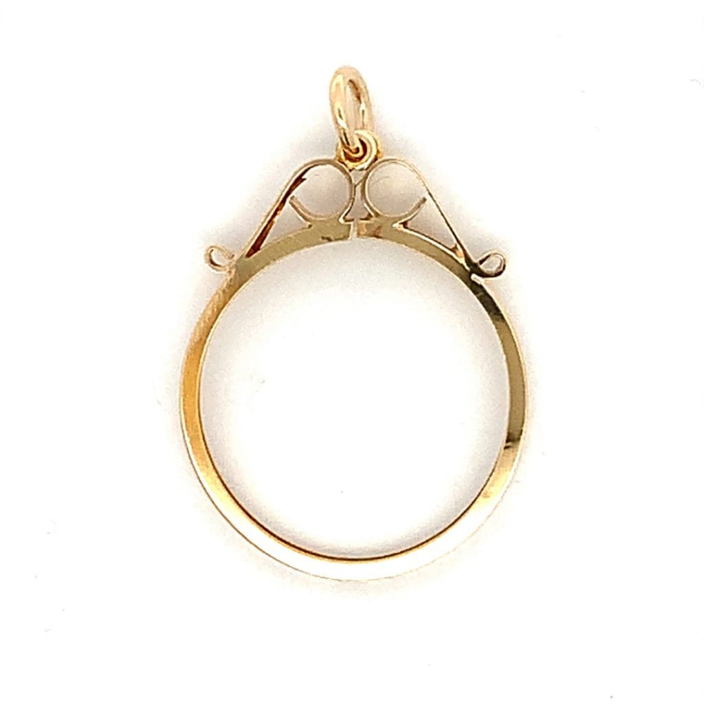 9ct Gold Full Sovereign Mount – Aspens Jewellers