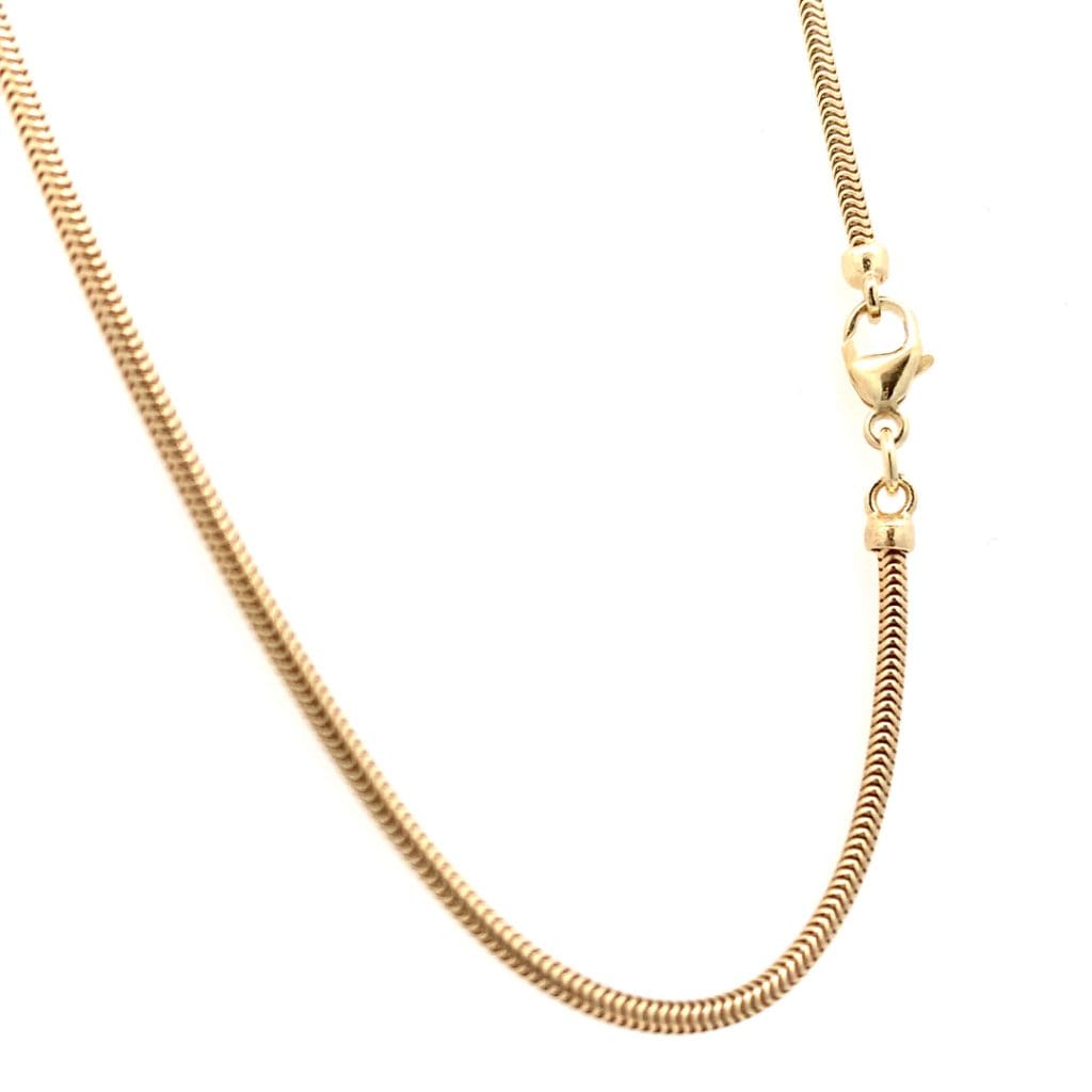 9ct Gold 16 inch Snake Chain – Aspens Jewellers